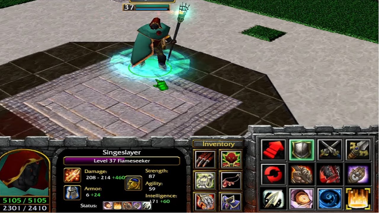 Manashield abuse with passive [Balanced hero survival v0.69 nice] 🟩 ...