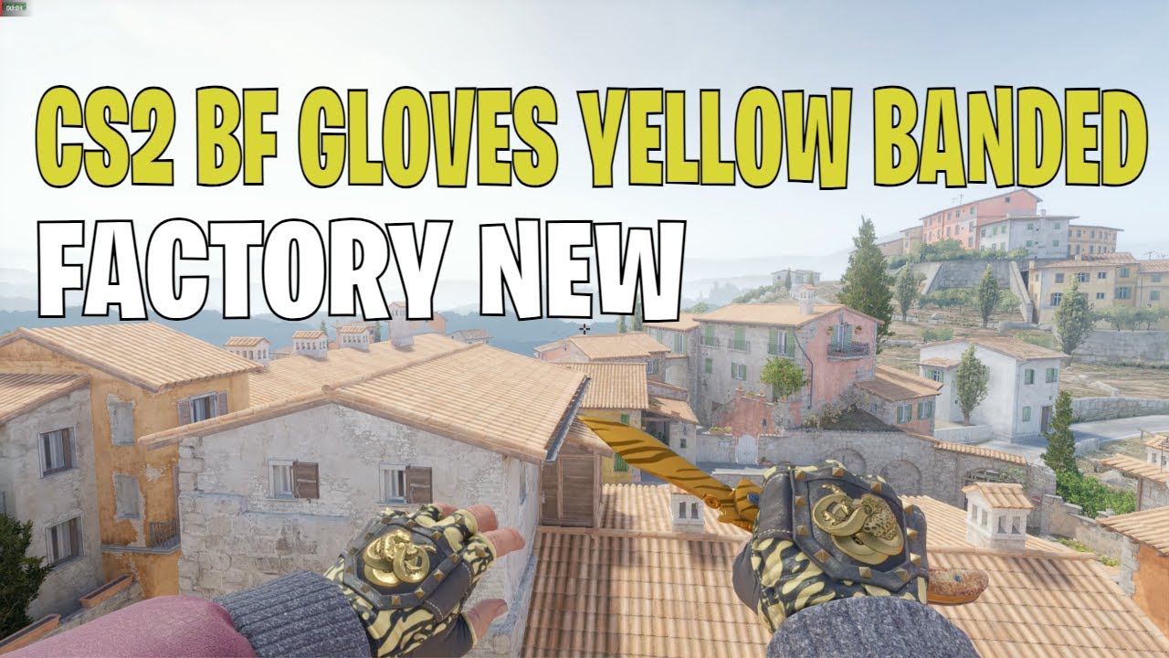 Broken Fang Gloves Yellow Banded | CS2 Skin Showcase #185 - YouTube