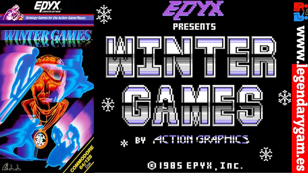 Winter Games - Epyx - (1985) - C64 - C64 games - Commodore 64 - Let's ...