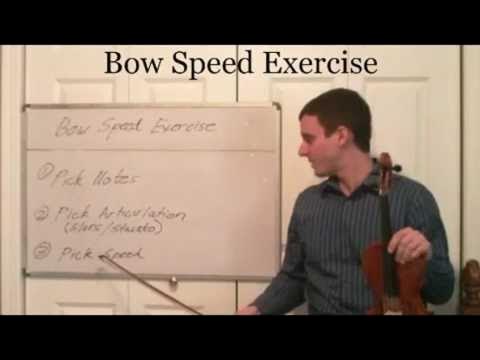 Learn Good Violin Bow Technique- Violin Bow Speed Exercise - YouTube