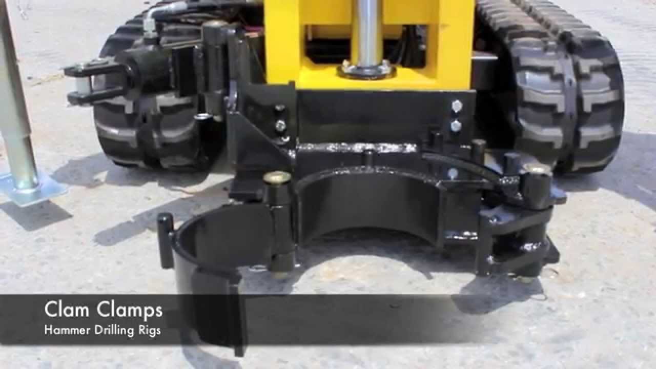 Breakout Clamps for Drill Rods & Casings - YouTube
