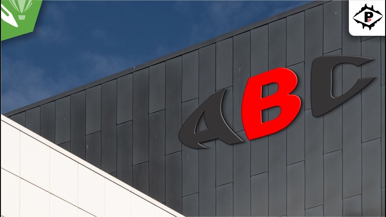 ABC 3D LOGO DESIGN CORELDRAW / how to make logo i coreldraw x20 / ABC ...