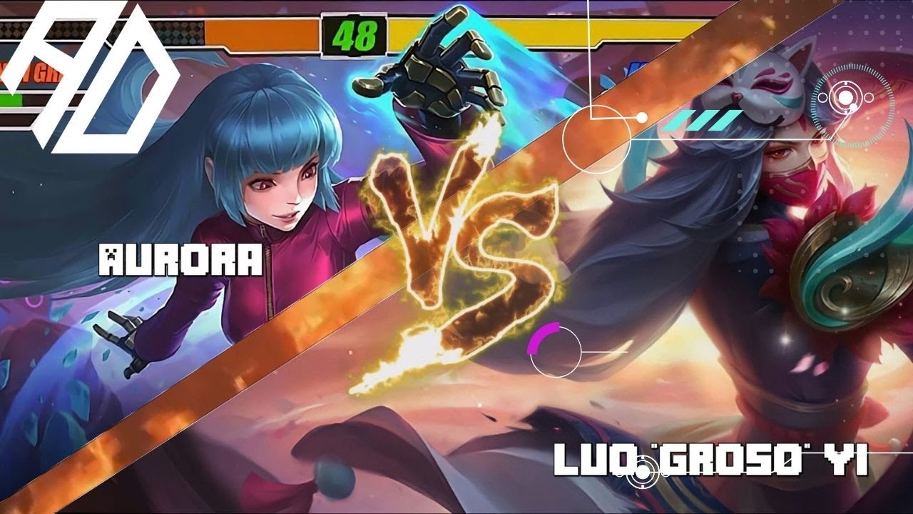 Aurora vs Luo "Groso" Yi - EXE 3 - Mobile Legends Bang Bang - YouTube
