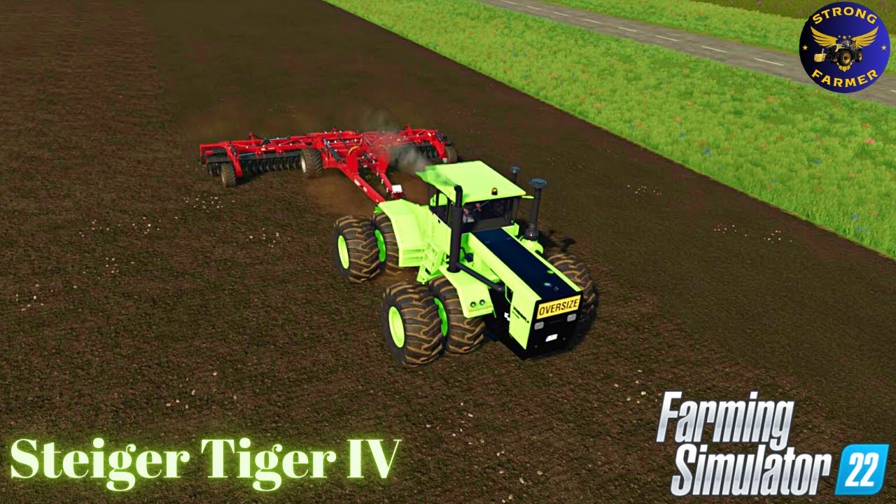 FS22 New Mods-Steiger Tiger IV KP-525/ CaseIH 9190-Farming Simulator 22 ...