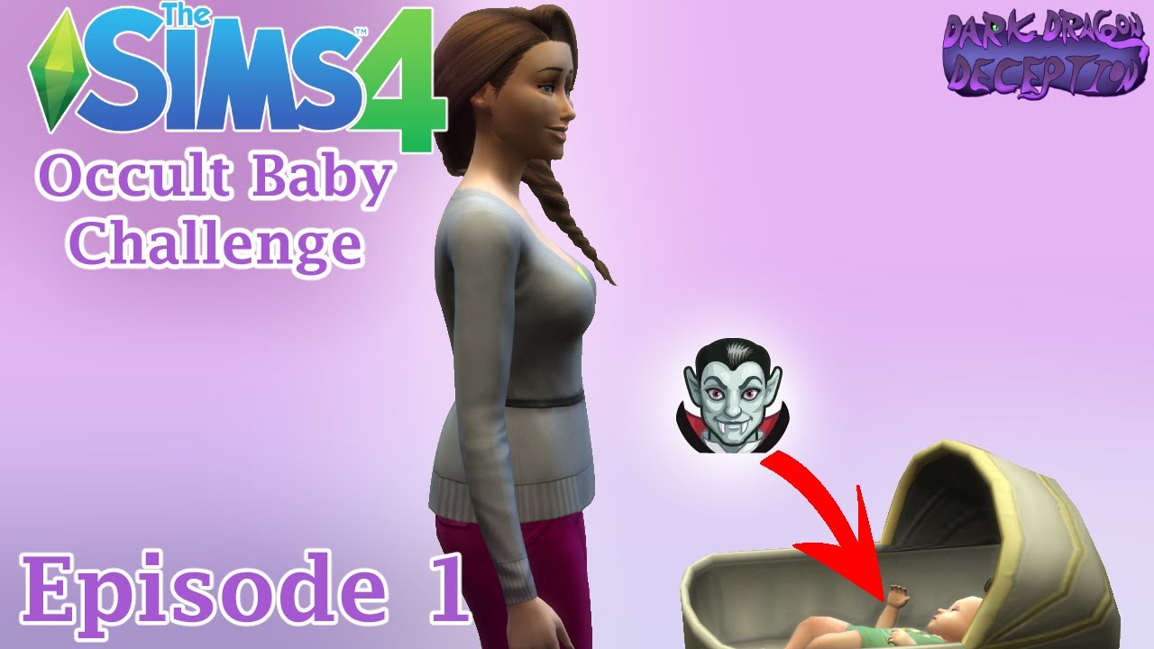 The Sims 4: Occult Baby Challenge - Ep1 - THE CHALLENGE STARTS! 👶🧛‍♂️🦇 ...