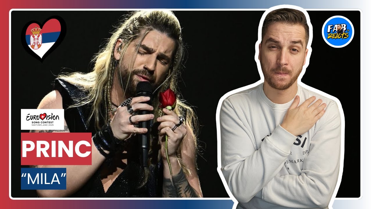 Princ - "Mila" | SERBIA 🇷🇸 EUROVISION SONG CONTEST 2025 | REACT 🎶😍 ...