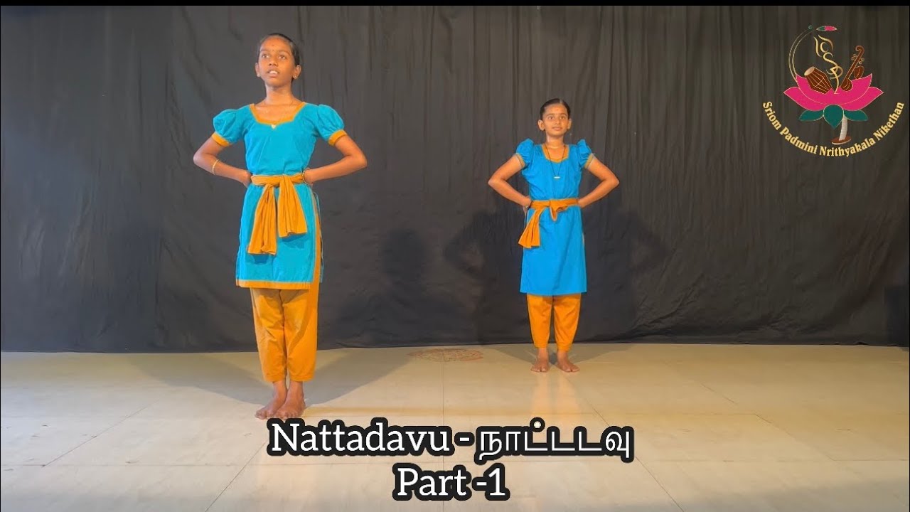 Nattadavu - நாட்டடவு part -1 Bharatanatyam adavu practice for all age ...