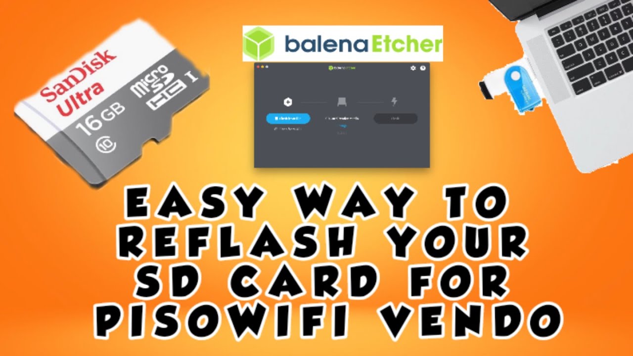 PAANO MAG FLASH/REFLASH NG SD CARD FOR PISO WIFI - DIY PISOWIFI ...