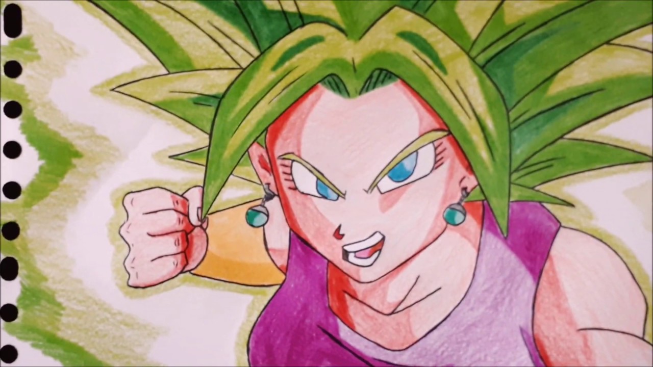 Wendel's Artwork Video 49 - How To Draw & Color Kefla from Dragonball ...