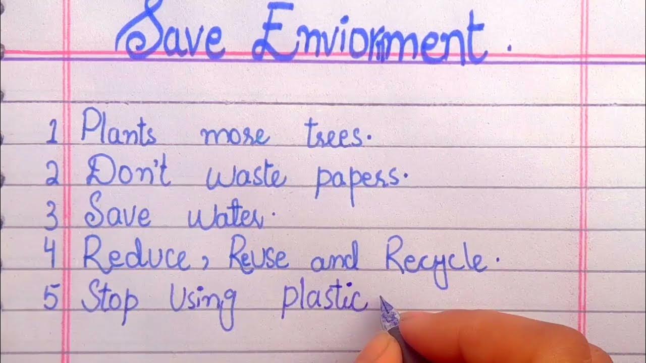 10 lines on save environment || essay on save environment || save environment essay in English ...