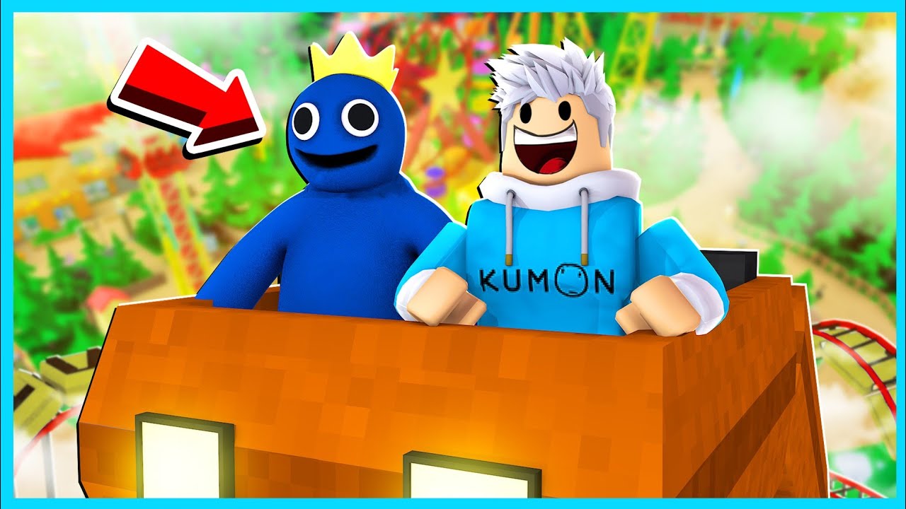 BLUE RAINBOW FRIENDS NAIK KERETA PALING MENGERIKAN DI DUNIA! - YouTube