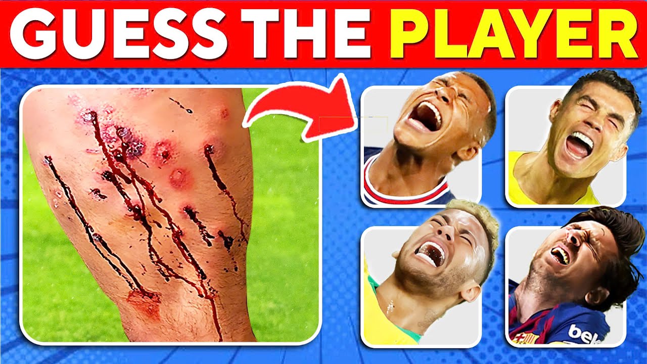 💔😭 Guess Player by Injury + SHOCK Moment | Guess Injury Moment of ...