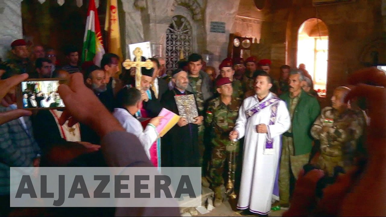 Iraqi Christians rebuild churches after ISIL - YouTube