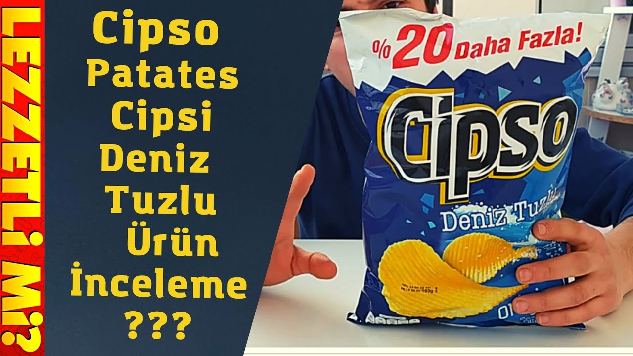 Cipso Patates Cipsi Deniz Tuzlu Sade Ürün İncelemesi / Tadı Nasıl ...
