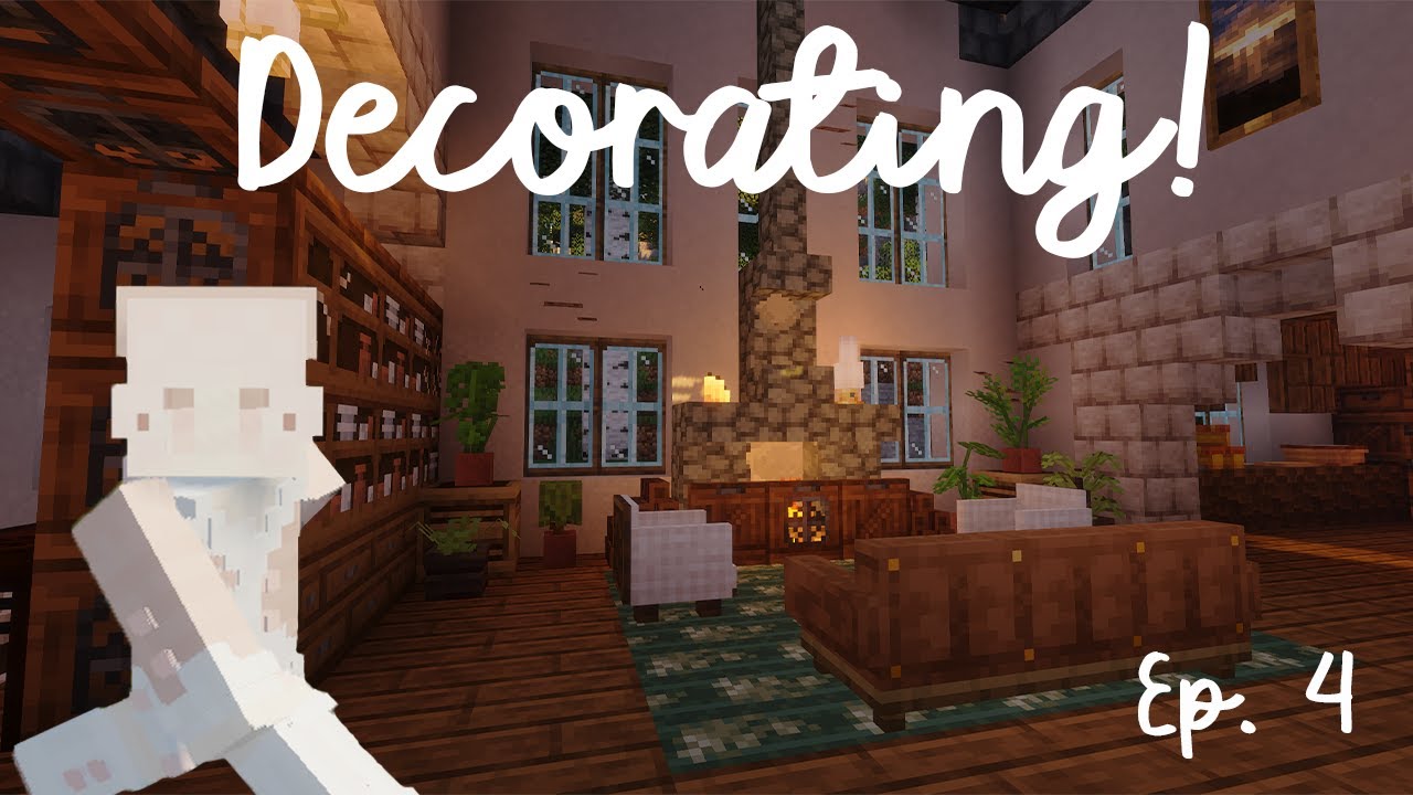 Decorating My Minecraft House - Ep 4 - YouTube