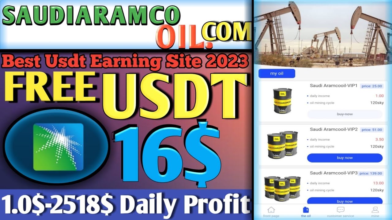 Legendary Saudi Aramco platform first day live / Get $16 for free ...