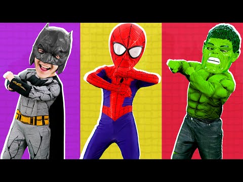 A Ram Sam Sam Dance Song | SuperHero Dance + Wheels On The Bus Song