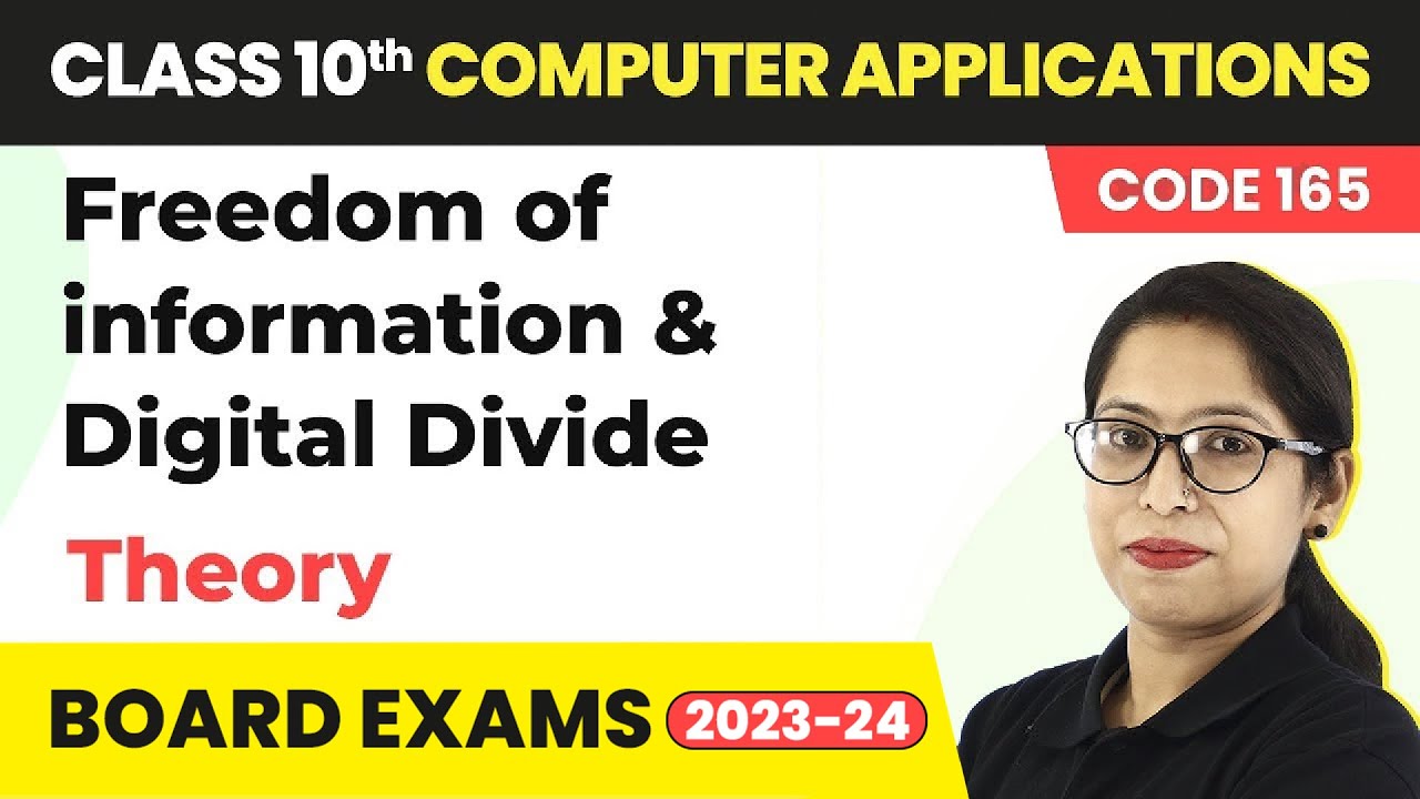 Freedom of information & Digital Divide | Class 10 Computer ...