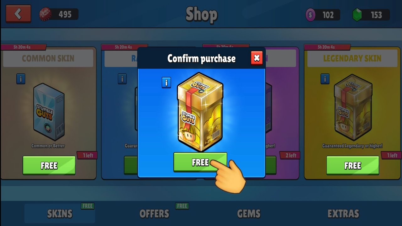 *New* Gift! 0.73 New Update Free Stumble Boxes! - Stumble Guys - YouTube