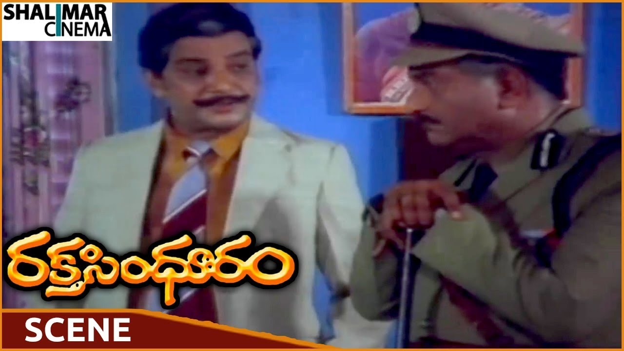 Raktha Sindhuram Movie || P.J. Sarma Tells About Criminals In Central ...