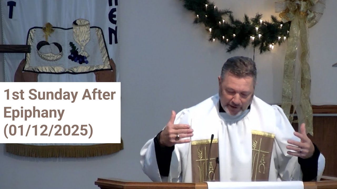 1st Sunday After Epiphany (01/12/2024) - YouTube