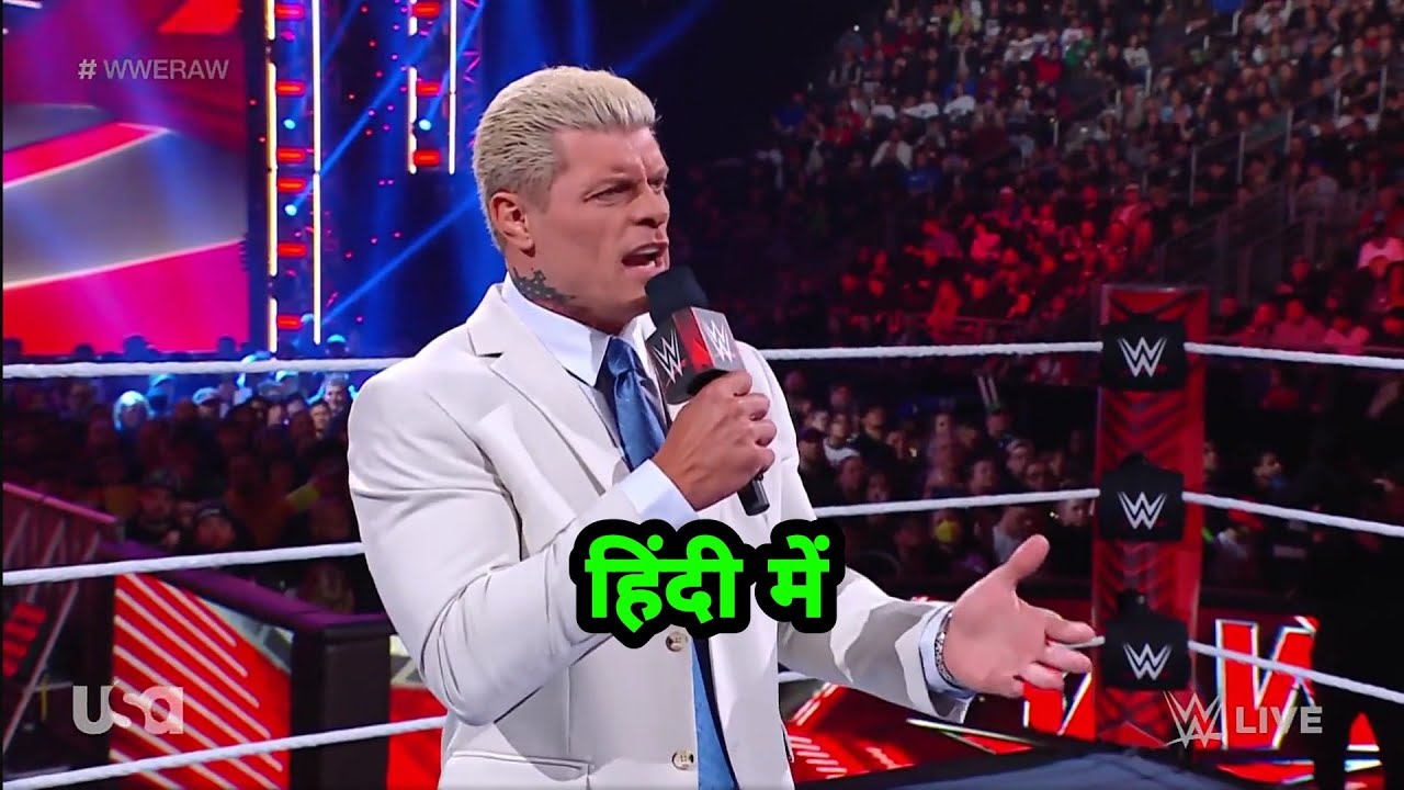 Cody Rhodes Full Promo Segment | WWE Raw Highlights Today | WWE Raw ...