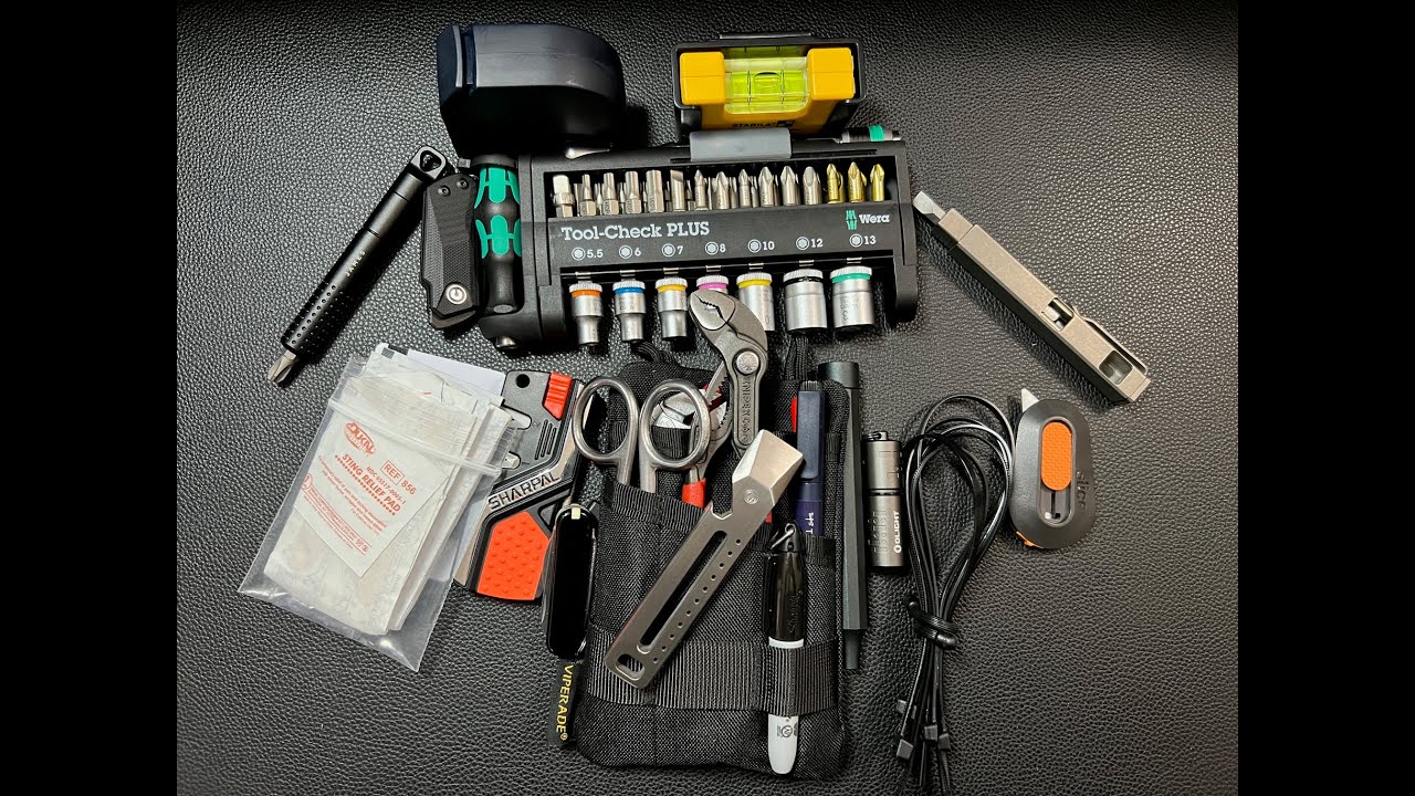 Compact EDC (everyday) Toolkit (grab and go) for everyday needs. - YouTube