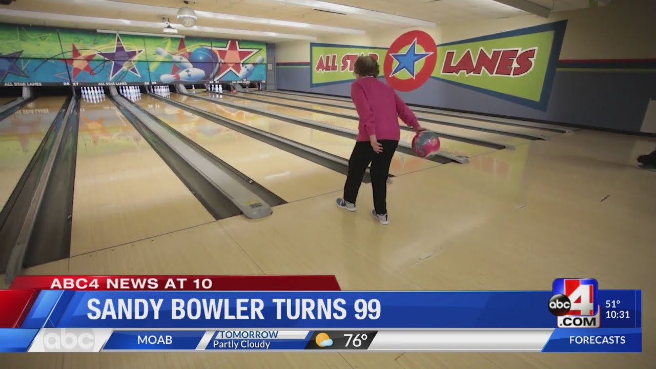 Sandy bowler turns 99 - YouTube
