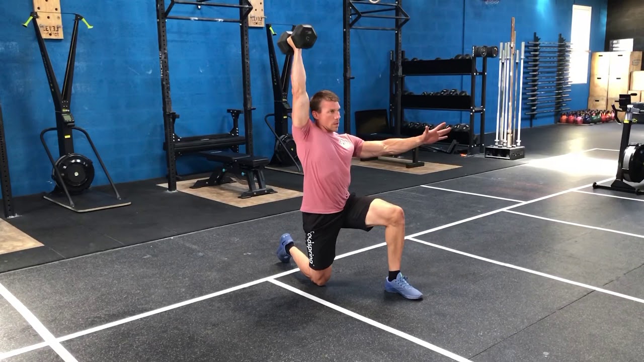 Half kneeling press - YouTube