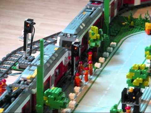 LEGO Stadler FLIRT 001-003, szinkronmenet - YouTube