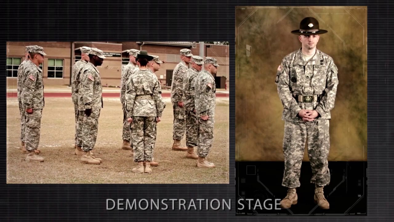 Align a Platoon in Line Formation - YouTube