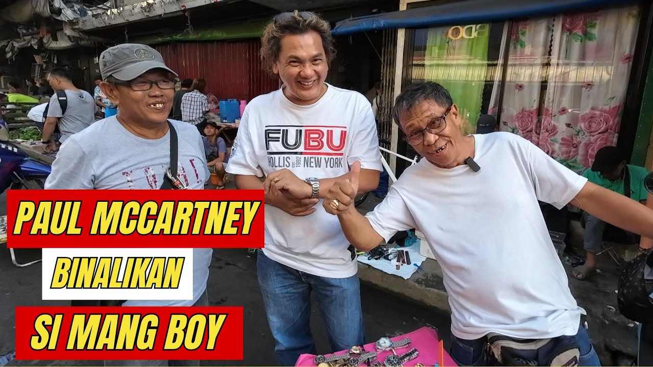 MANG BOY BINALIKAN NI PAUL MACCARTNEY | IBA KA TALAGA MANG BOY KALABAW ...