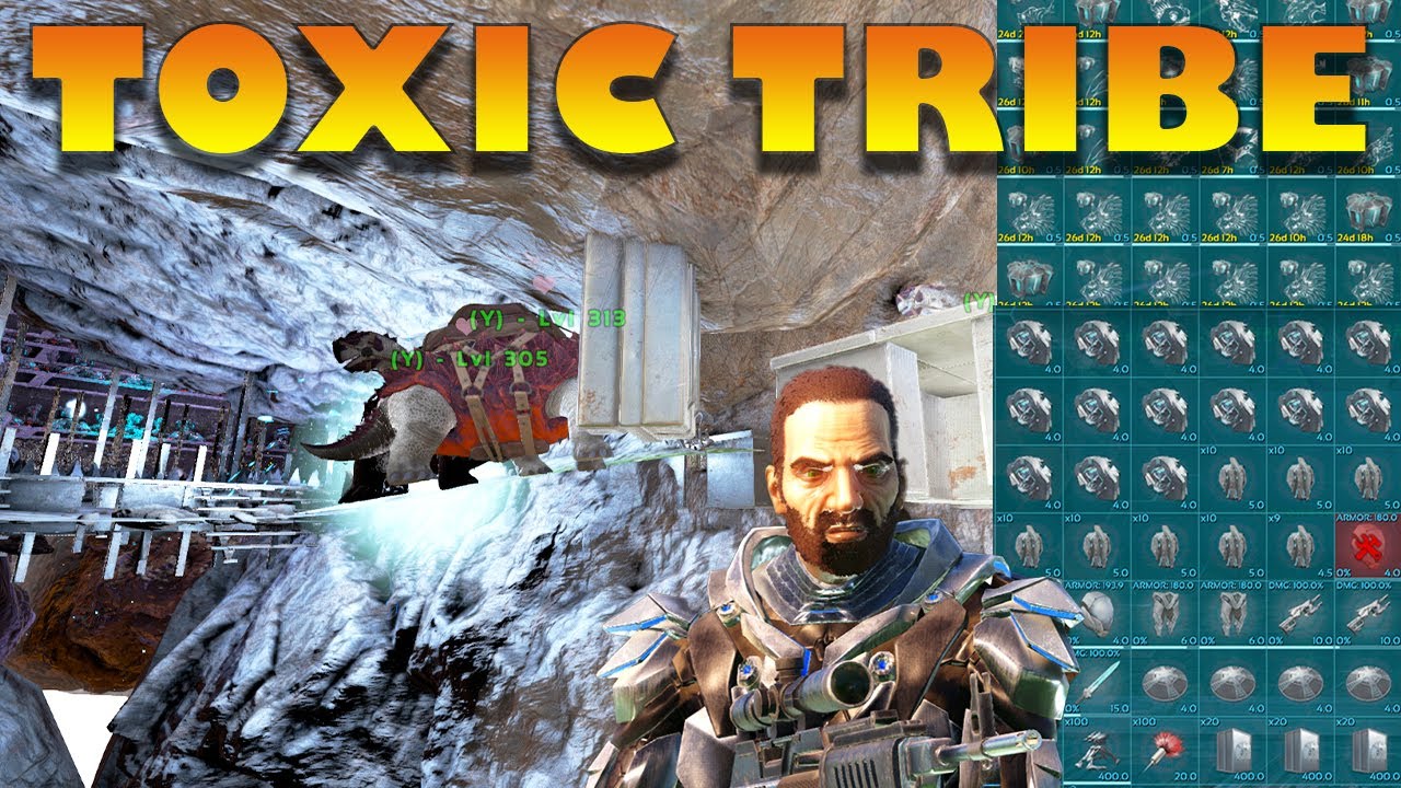 SOLO Raiding the most Toxic Alpha Tribe - Insane Loot | Ark - YouTube