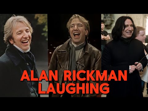 Alan Rickman Laughing #funny #laugh #alanrickman - YouTube