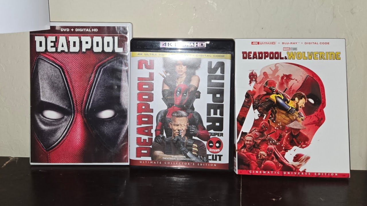 LA TRILOGIA DE DEADPOOL COMPLETA (por ahora) DVD/BD y 4K - YouTube