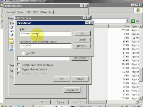 Windows XP: Windows Explorer: Creating Command Prompt Folder Option In ...