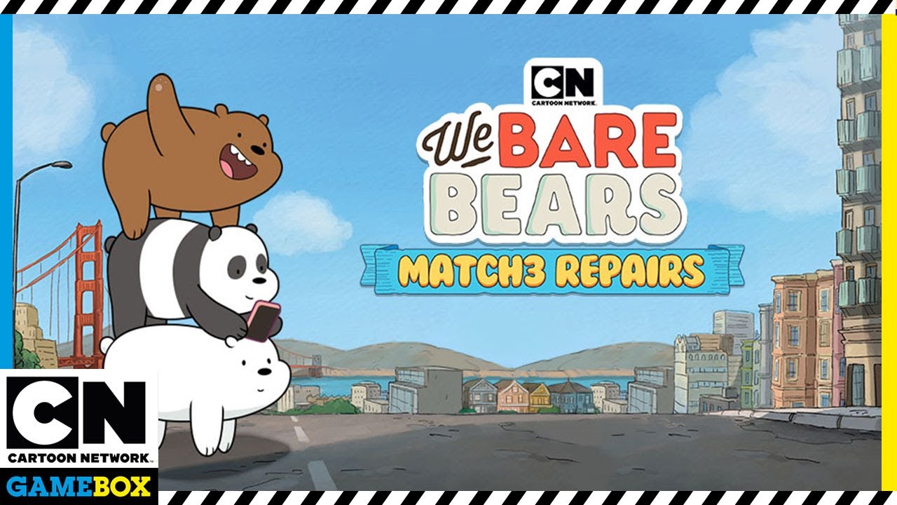 We Bare Bears Gameplay | Match3 Repairs - Go wild with your favourite ...