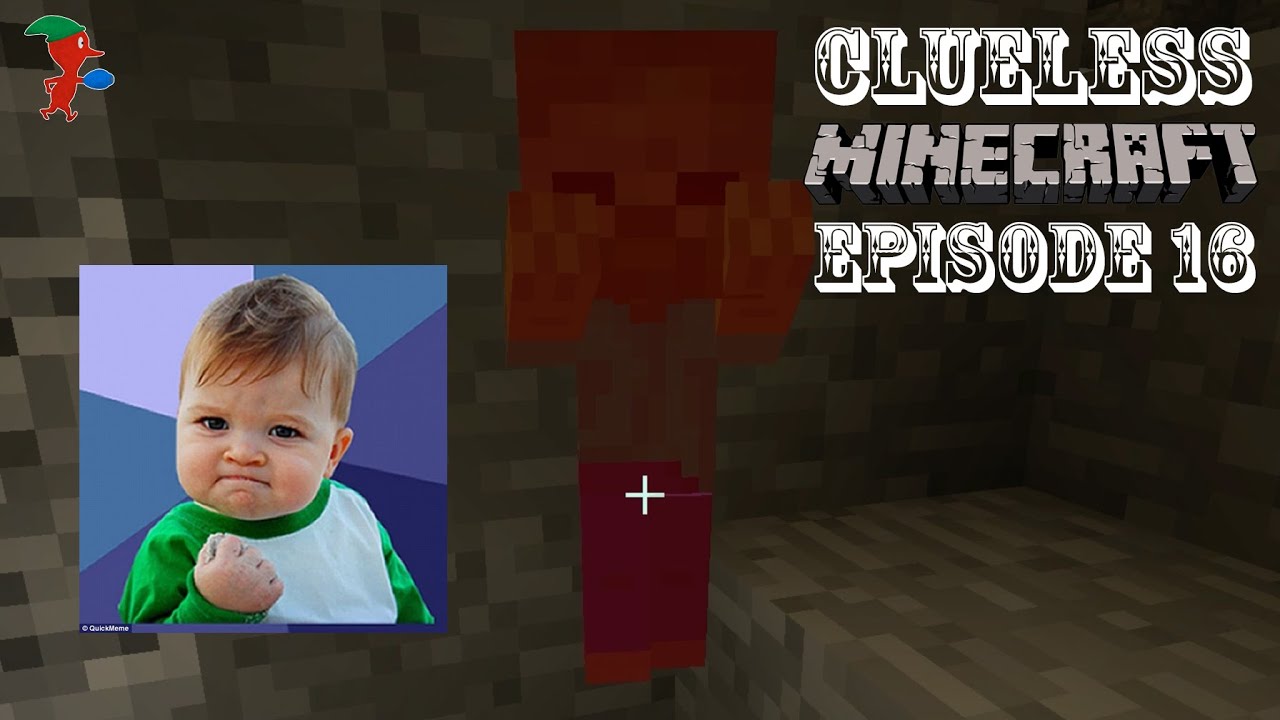 Zombie Kid [Clueless Minecraft] Episode 16 - YouTube