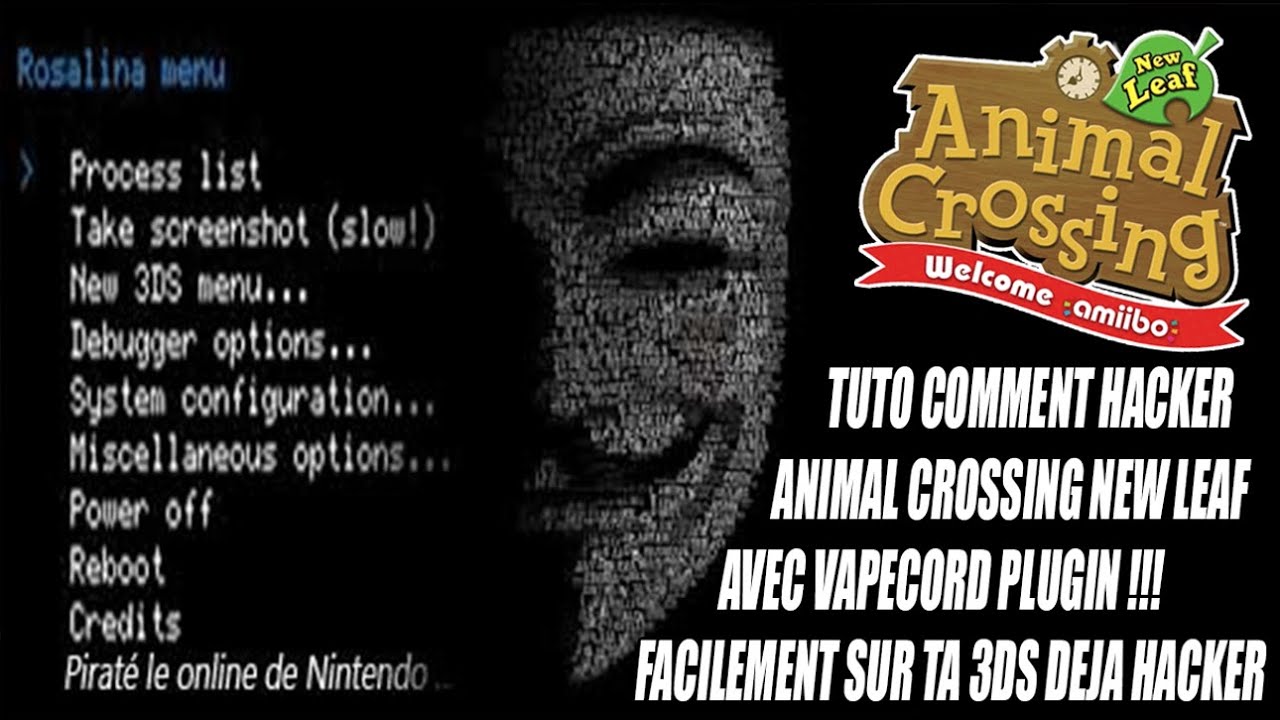 Tuto Comment Hacker Animal Crossing New Leaf avec un Mod Menu Plugin : Vapecord Plugin - YouTube