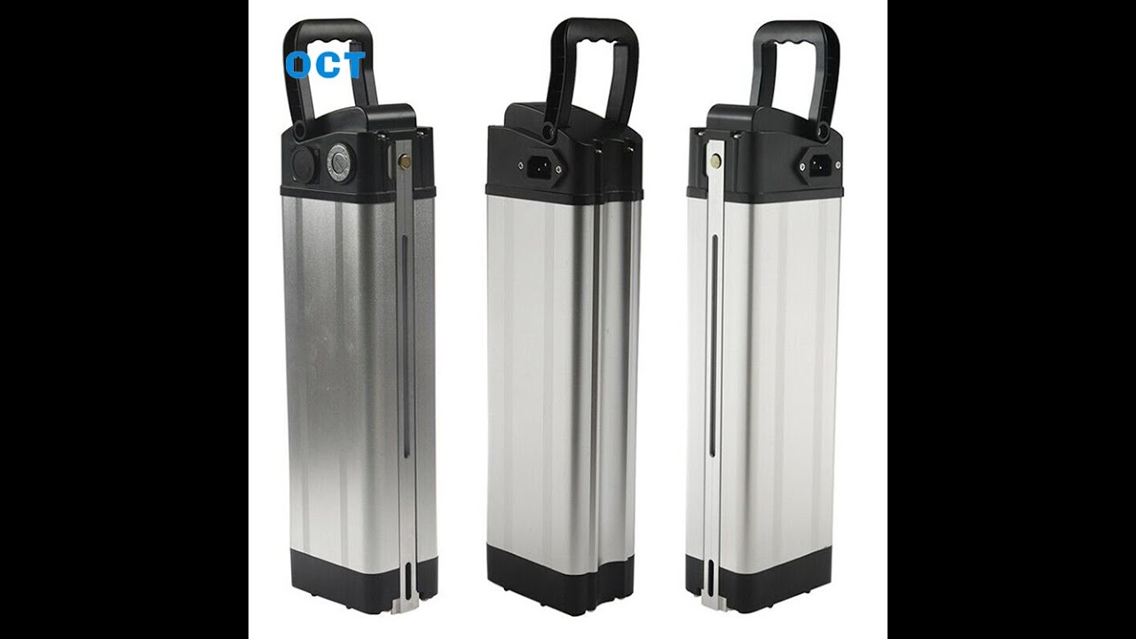 Silver Fish battery for electric bike - YouTube