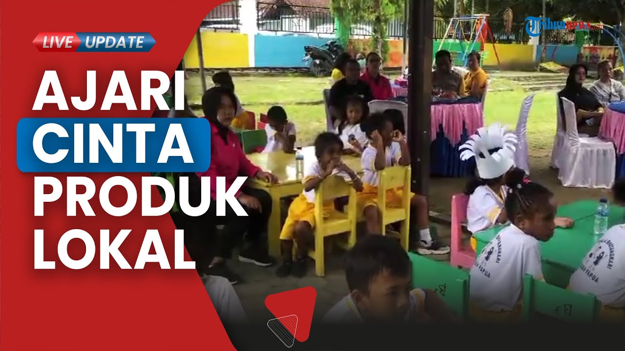 Pengajar TK Bhayangkari 04 Sentani Melatih Anak Didik Cintai Pangan Lokal dengan Cara Buat ...