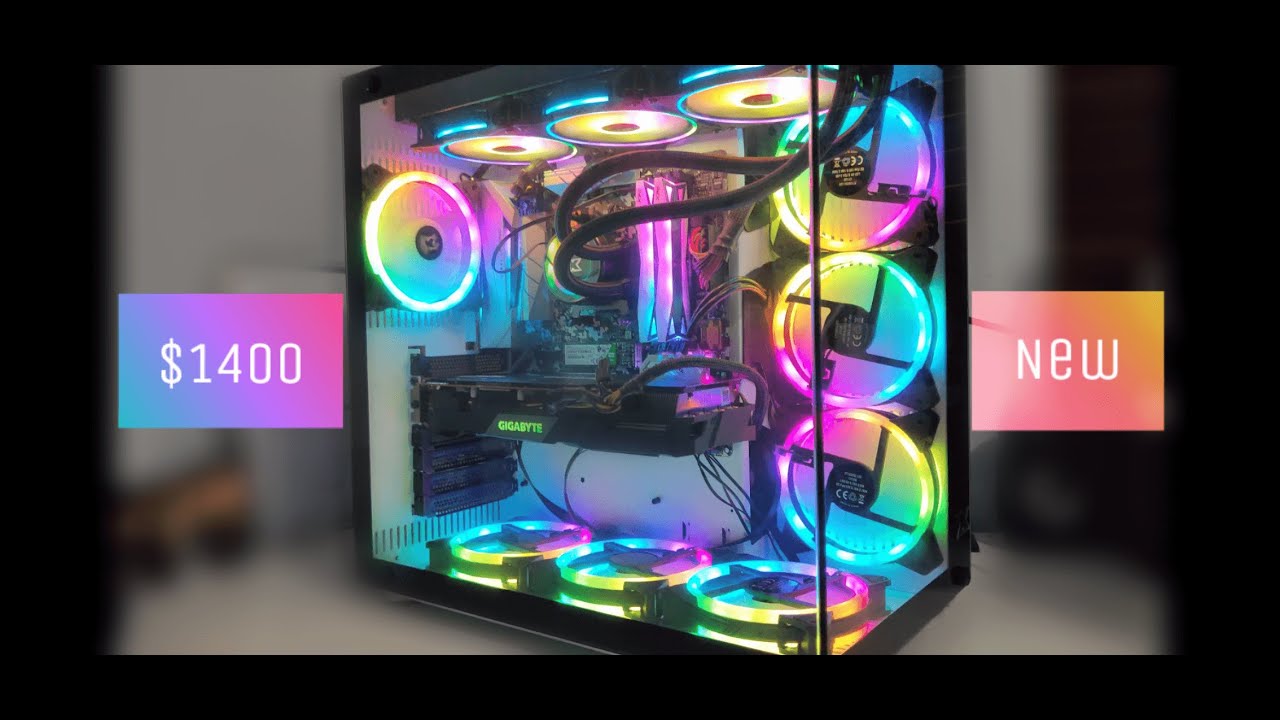 2020 - $1400 Streaming/Gaming PC Build - ( Unboxing, Assembling ...
