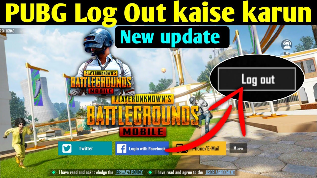 How To Logout From Pubg Mobile And Login From Another Account | Pubg ...