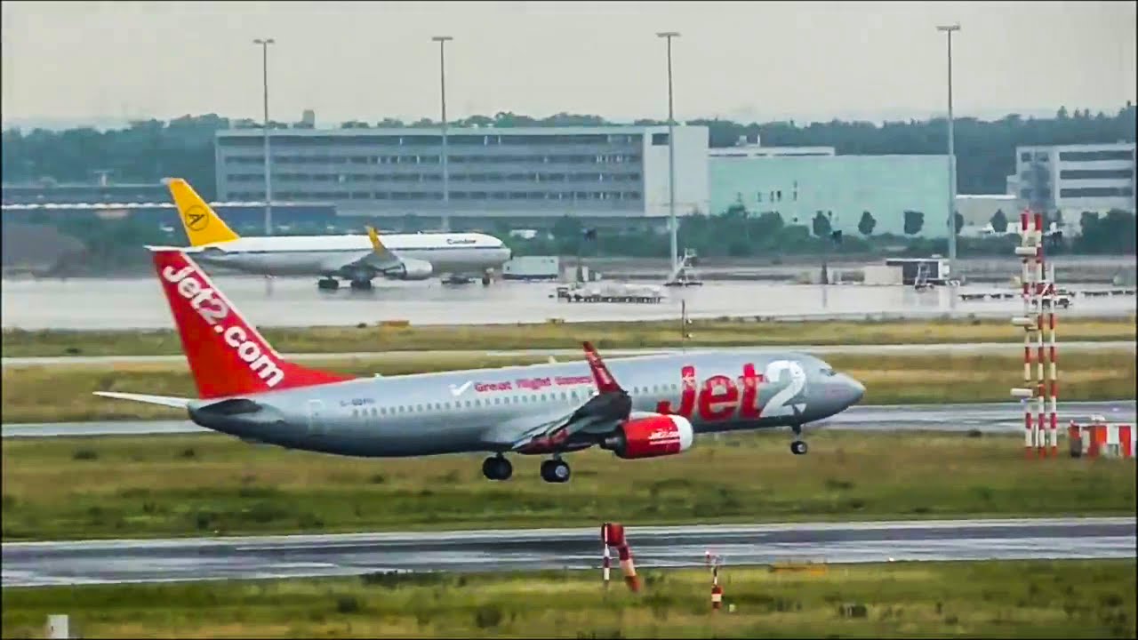 Jet2 Emergency Landing at Frankfurt [11th June 2014] - YouTube