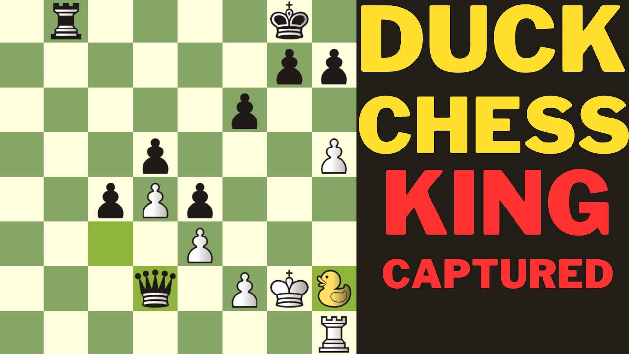 Duck chess games king captured - Fairy chess tricks - YouTube