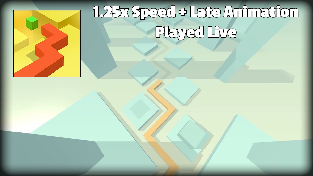 Dancing Line - The Beginning (1.25x speed + Late Animation) - YouTube