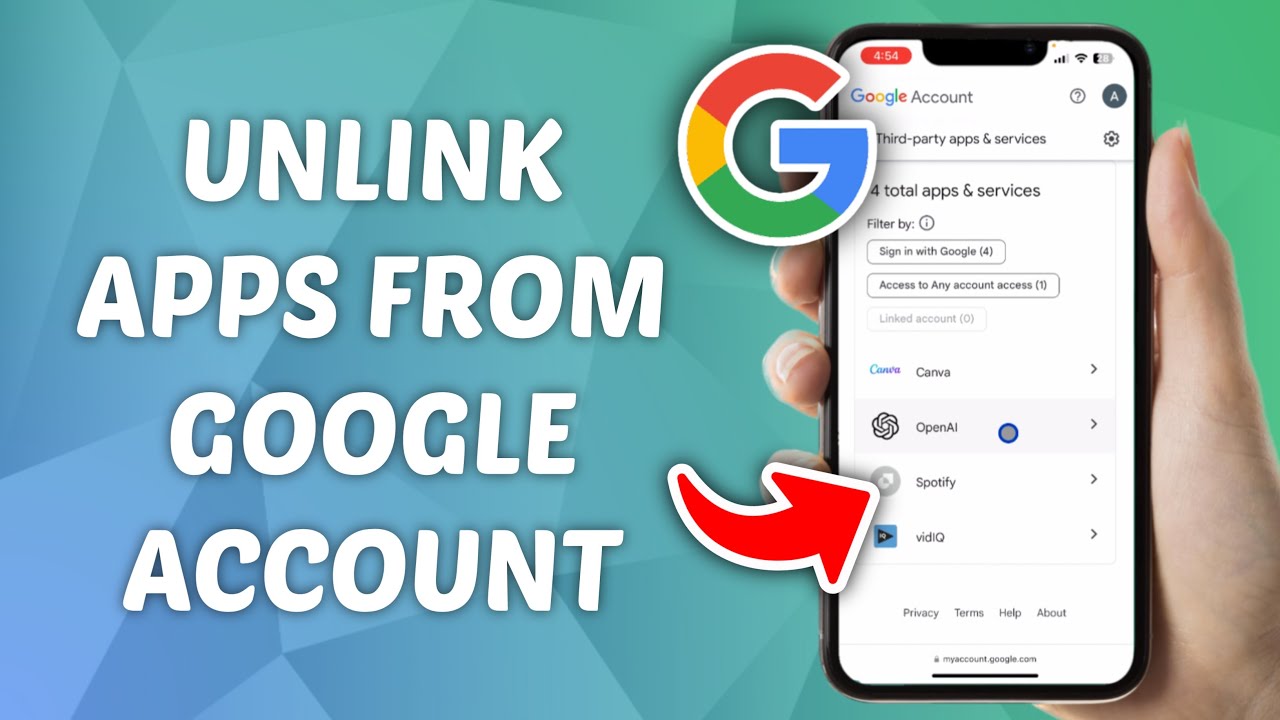How to Unlink Connected Apps from Google Account - YouTube