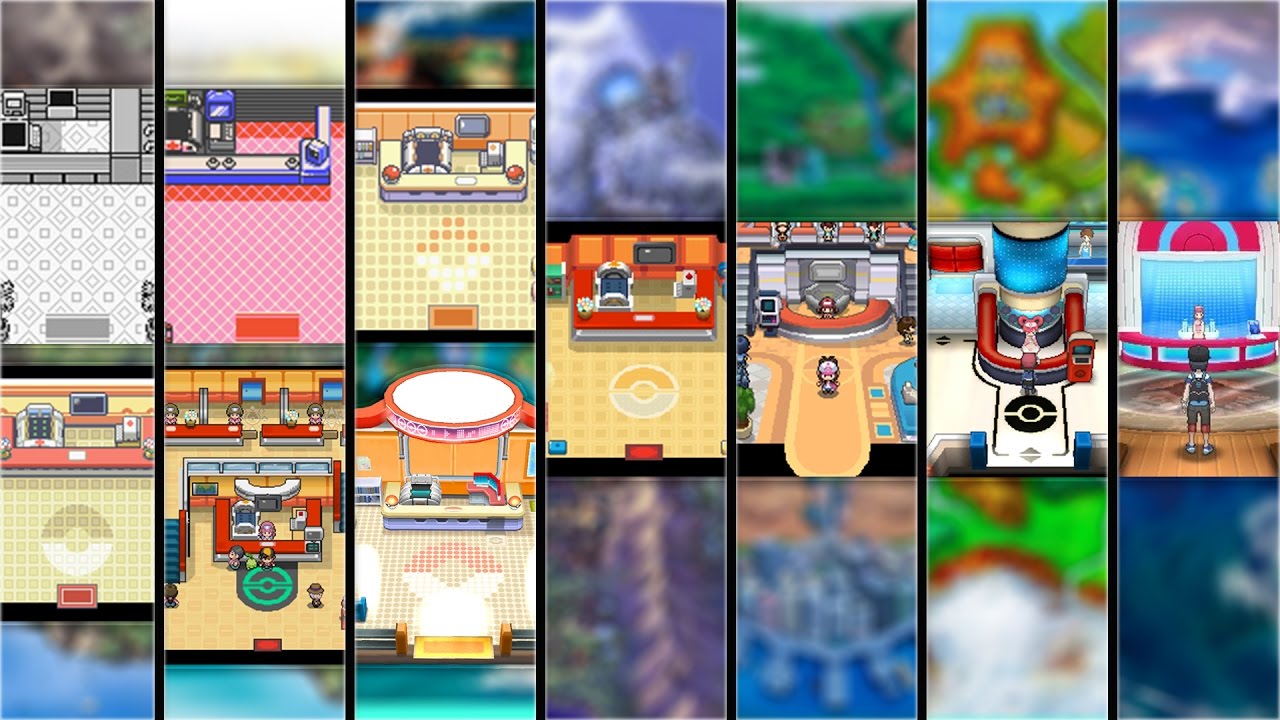 ALL Pokémon Center Themes [Gen 1 ~ Gen 7] - YouTube