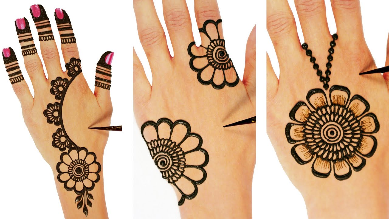 Arabic Mehndi Designs For Back Hands - Mehdi Ka Design - Simpal Mehndi ...