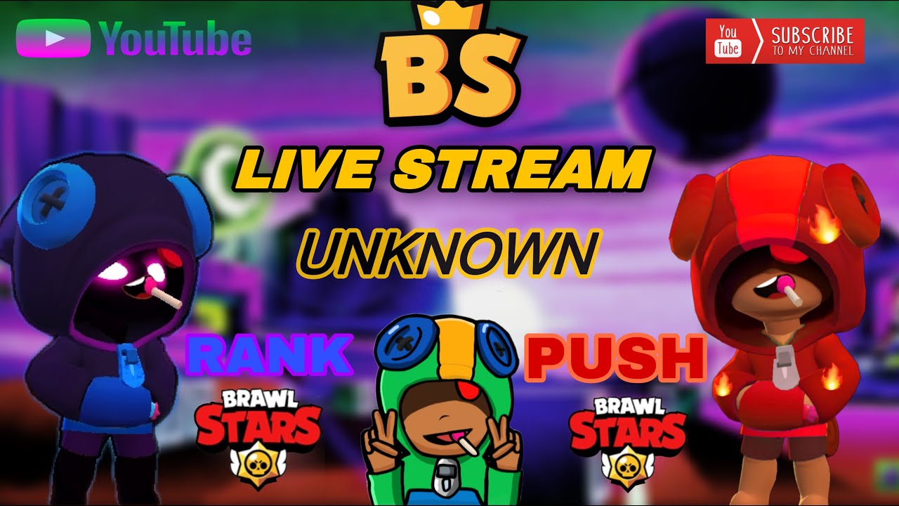 Brawl Star Live stream rank push BS - YouTube